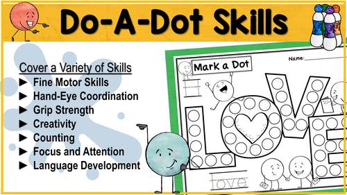 Valentine's Day Do-A-Dot Marker Printable Activity - Bingo Dot Dauber ...