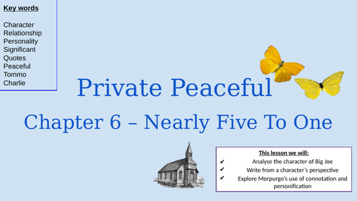 Private Peaceful | Teaching Resources