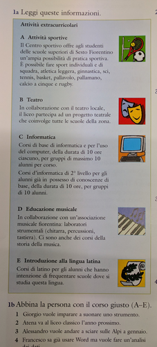 Italian School activities - attivitá a scuola Double lesson | Teaching ...