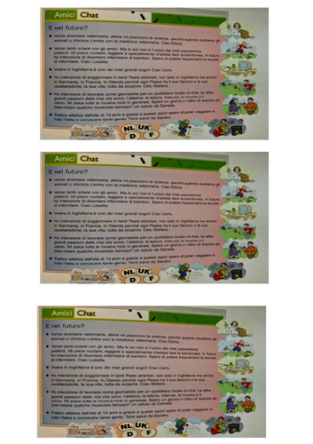 Italian future tense - future plans after school - Piani futuri Bundle ...