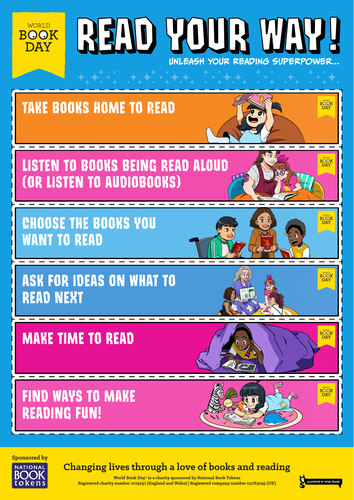 World Book Day 2024 Read Your Way Poster | Teaching Resources World Book Day 2024 Read Your Way Poster | Teaching Resources