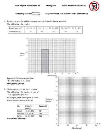 IGCSE Mathematics 0580 Topic Wise Past Papers Worksheets (Syllabus 2025 ...