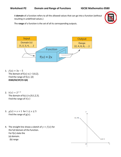 IGCSE Mathematics 0580 Topic Wise Past Papers Worksheets (Syllabus 2025 ...