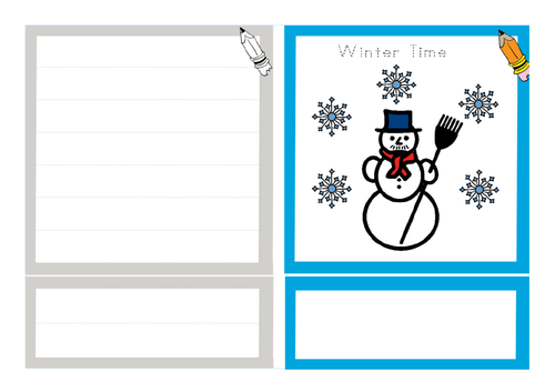 Writing Frames 4 Seasons with Symbols | Teaching Resources