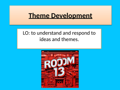 Room 13 | Teaching Resources