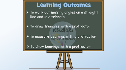 Level 1 Functional Skills Maths - Angles and Bearings - PowerPoint ...