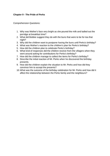 The Railway Children Comprehension | Teaching Resources