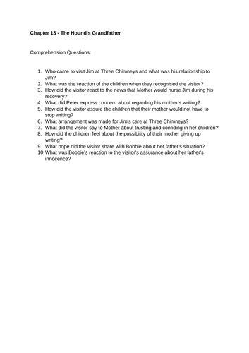 The Railway Children Comprehension | Teaching Resources