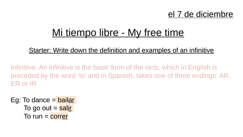 Mi tiempo libre | Teaching Resources