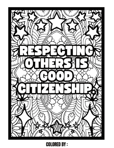Good Citizenship Worksheets Activities 3rd Grade ELA, Printable ...