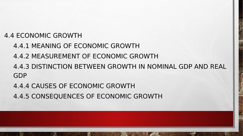 YEAR 12 ECONOMICS CAMBRIDGE PRESENTATIONS: Powerpoint notes | Teaching ...