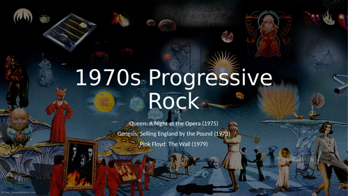 1970s Progressive Rock: Genesis, Queen & Pink Floyd | Teaching Resources
