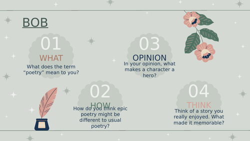 An Introduction To Epic Poetry | Teaching Resources