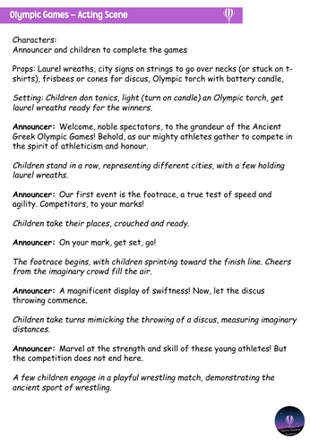 Ancient Greece KS2 Class Assembly - Script, Poems, Acting Scenes ...