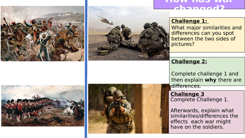 KS3 Exploring Attitudes to War in 'The Charge of the Light Brigade ...