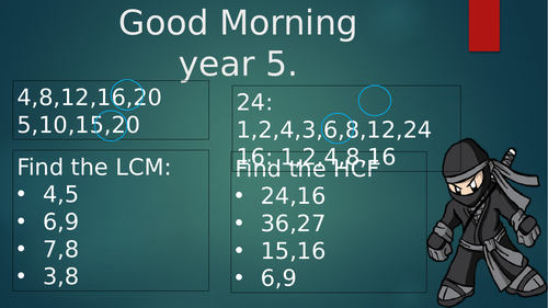 15 Powerpoints Year 5 Morning Work. Great Starters English Maths ...
