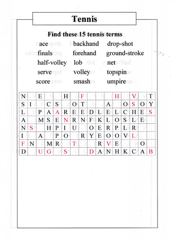 GB Olympics Tennis 2024 | Teaching Resources