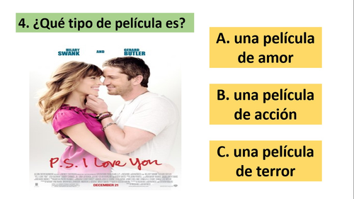 Spanish Cinema and TV Quiz | Teaching Resources