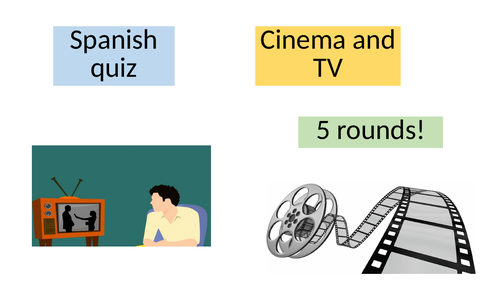 Spanish Cinema and TV Quiz | Teaching Resources