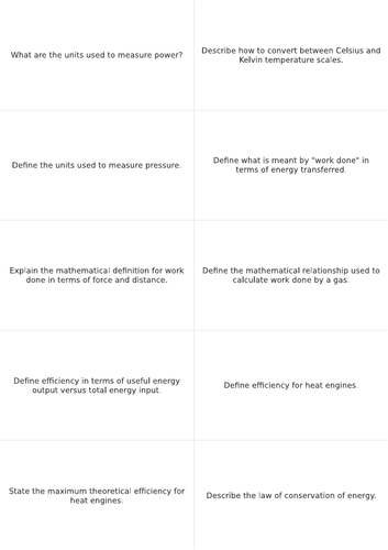 BTEC Applied Science Level 3 Unit 5 Physics Flashcards | Teaching Resources