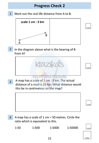 Level 1 Functional Skills Maths - Maps and Scales Workbook | Teaching ...