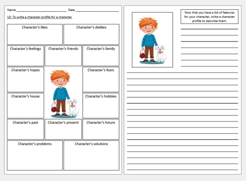 Tintin Story Book Writing A4 PDF Describe the Character Description ...