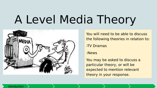 Media Studies: Theory Lessons, Theories and Theorists | Teaching Resources