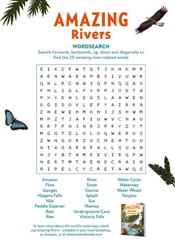 KS2 Geography Rivers of the World Wordsearch | Teaching Resources