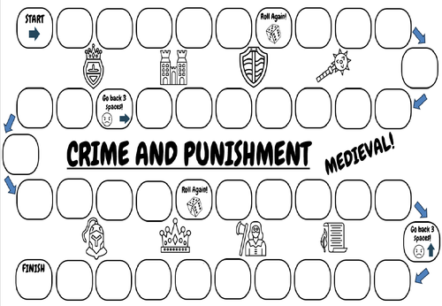 GCSE History Crime Punishment Revision Game Medieval | Teaching Resources GCSE History Crime Punishment Revision Game Medieval | Teaching Resources