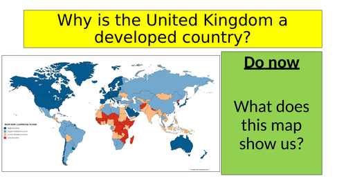 Why is the United Kingdom a developed country? | Teaching Resources