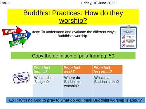 AQA RS GCSE Buddhist Practices Bundle | Teaching Resources AQA RS GCSE Buddhist Practices Bundle | Teaching Resources