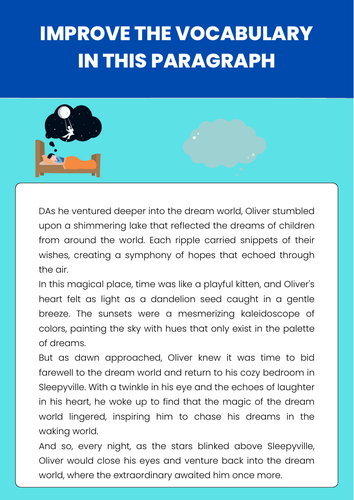 Creative Writing Lesson | Teaching Resources