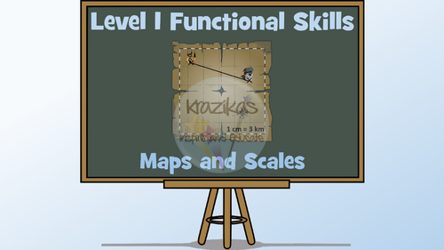 Level 1 Functional Skills Maths - Maps and Scales | Teaching Resources