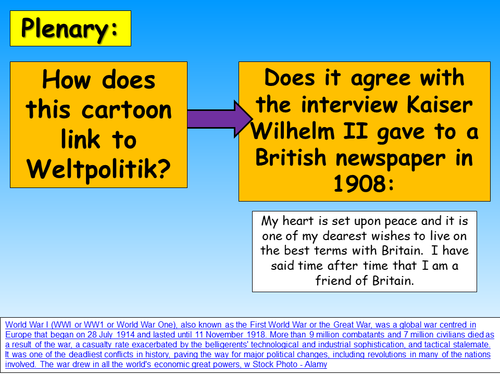 Weltpolitik - Kaiser Wilhelm II & WWI | Teaching Resources