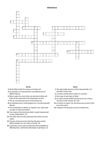 GCSE Crossword bundle: 46 crosswords, all topics including keyword definition lists | Teaching ...