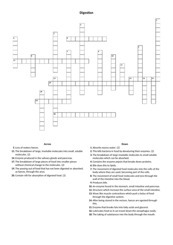 GCSE Crossword bundle: 46 crosswords, all topics including keyword ...