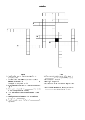 GCSE Crossword bundle: 46 crosswords, all topics including keyword ...