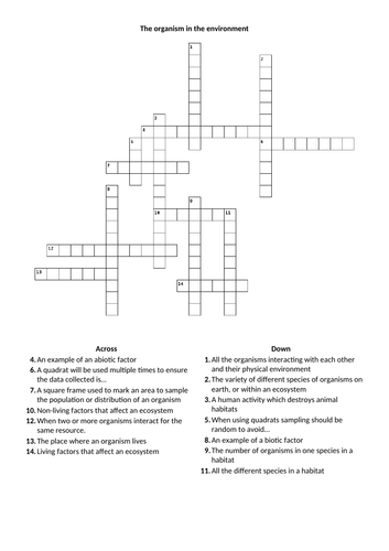 GCSE Crossword bundle: 46 crosswords, all topics including keyword ...