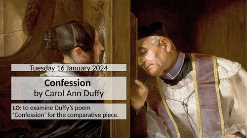 Poetry resources for Carol Ann Duffy: Eduqas A Level | Teaching Resources