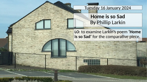 The poetry of Phillip Larkin: Eduqas A Level | Teaching Resources