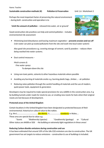 Edquas Construction & The Built Environment Level 1/2 - Unit 1.6 ...