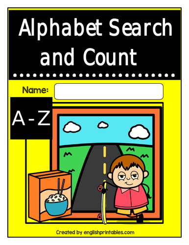 Alphabet Adventure: Let's Count the Letters Activity for Early Learners ...