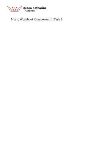 btec level 1/level 2 tech award in music practice Component 1 task 1 ...