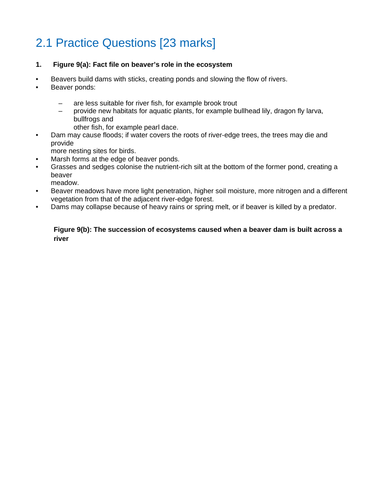 ESS 2.1 Species and Populations | Teaching Resources