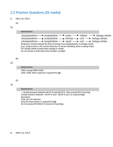 ESS 2.2 Communities and ecosystems | Teaching Resources