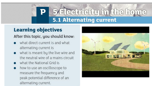 P5.1 Alternating Current | Teaching Resources