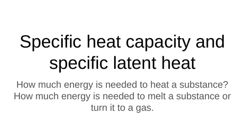 P6.4 Internal energy | Teaching Resources