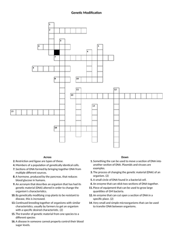 GCSE Crossword bundle, 46 crosswords and keyword definition lists ...