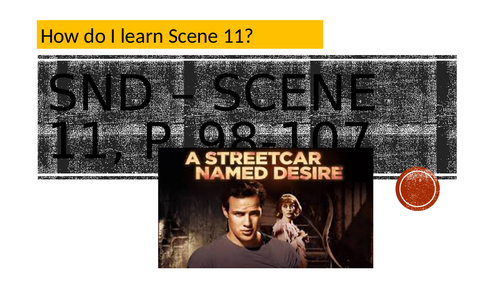 Streetcar Named Desire - Scene 11 | Teaching Resources