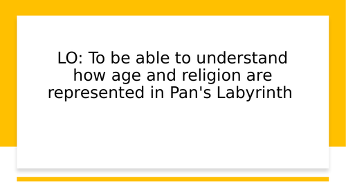 Pan's Labyrinth Film Studies full SOW bundle for Eduqas/WJEC ...